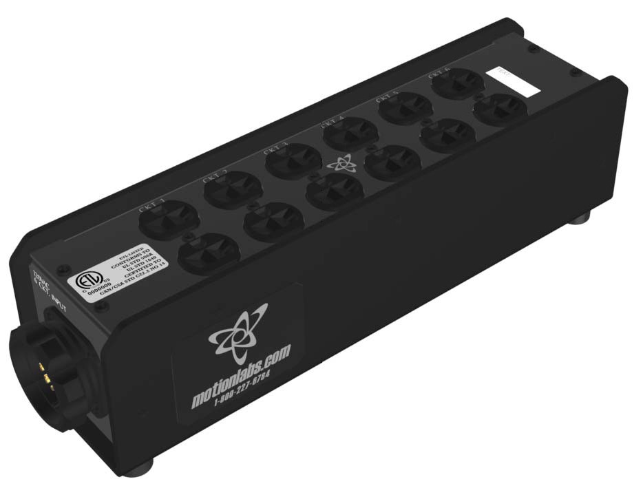 Motion Labs Stringer Box 19 Pin I/O to 6 Edison Duplex Non-Breakered ...