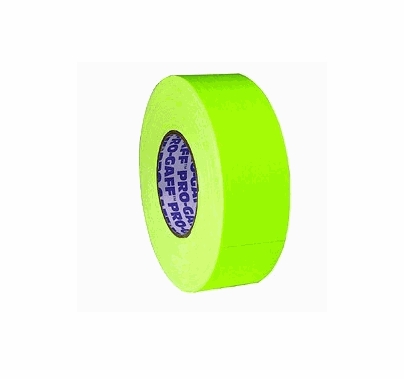 Pro Tape Pro Gaff Fluorescent Yellow Gaffers Tape 2"x45yds - Gaffer and ...