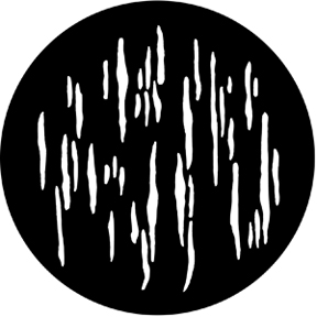 Rosco 77501 Linear 3 Standard Steel Gobo Pattern - Rosco Standard Steel ...