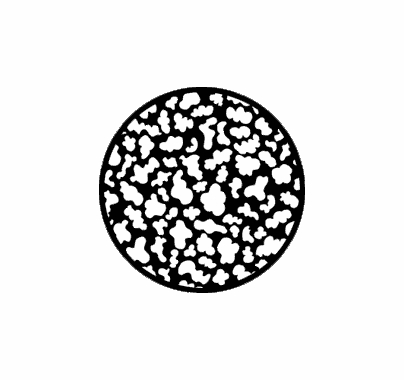 Rosco Blobs 79654 Standard Steel Gobo - Rosco Standard Steel: Trees ...