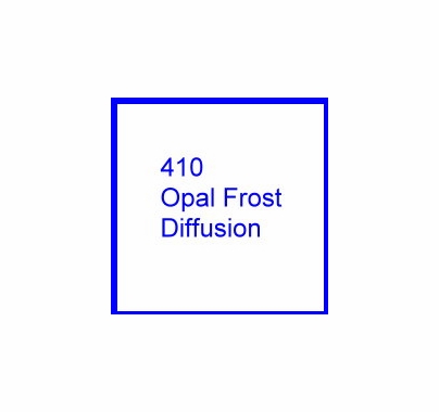 Rosco E Colour 410 Opal Frost Diffusion Gel Sheet - E Colour Lighting ...