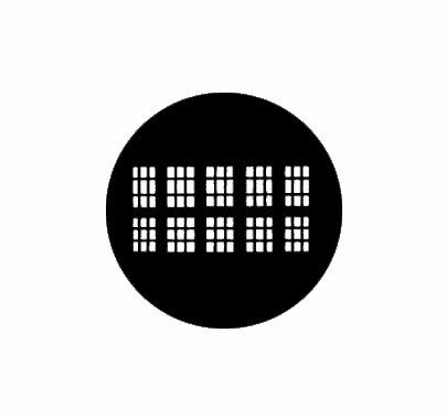 Rosco Elizabethan Window Standard Steel Gobo 77148 - Rosco Standard ...