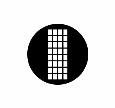 Rosco Georgian Window 77142 Standard Steel Gobo - Rosco Standard Steel ...
