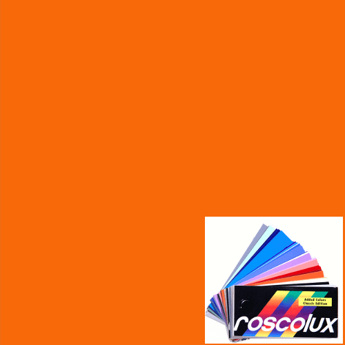 Rosco Roscolux # 23 Orange Lighting Gel Filter - BarnDoor