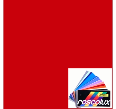 Rosco Roscolux # 26 Light Red Lighting Gel Sheet - BarnDoor