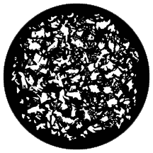 Rosco Sponged Standard Steel Gobo 77570 - Rosco Standard Steel: Trees & Foliage Breakup