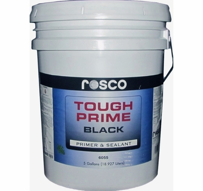 Rosco Tough Prime Black Primer & Sealant (5 Gallons)