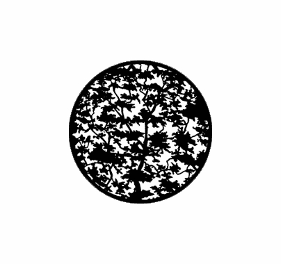 Rosco Tree 7 79118 Standard Steel Gobo - Rosco Standard Steel: Trees ...