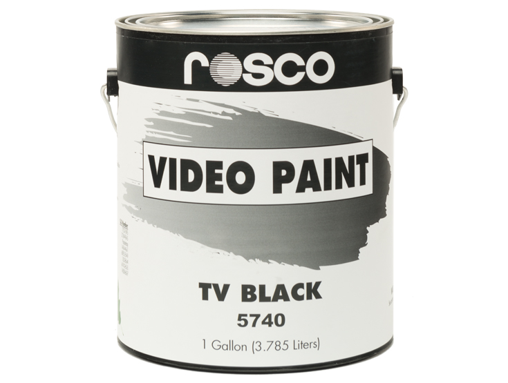Rosco TV Black Studio Cyc Paint Gallon 5740 - BarnDoor