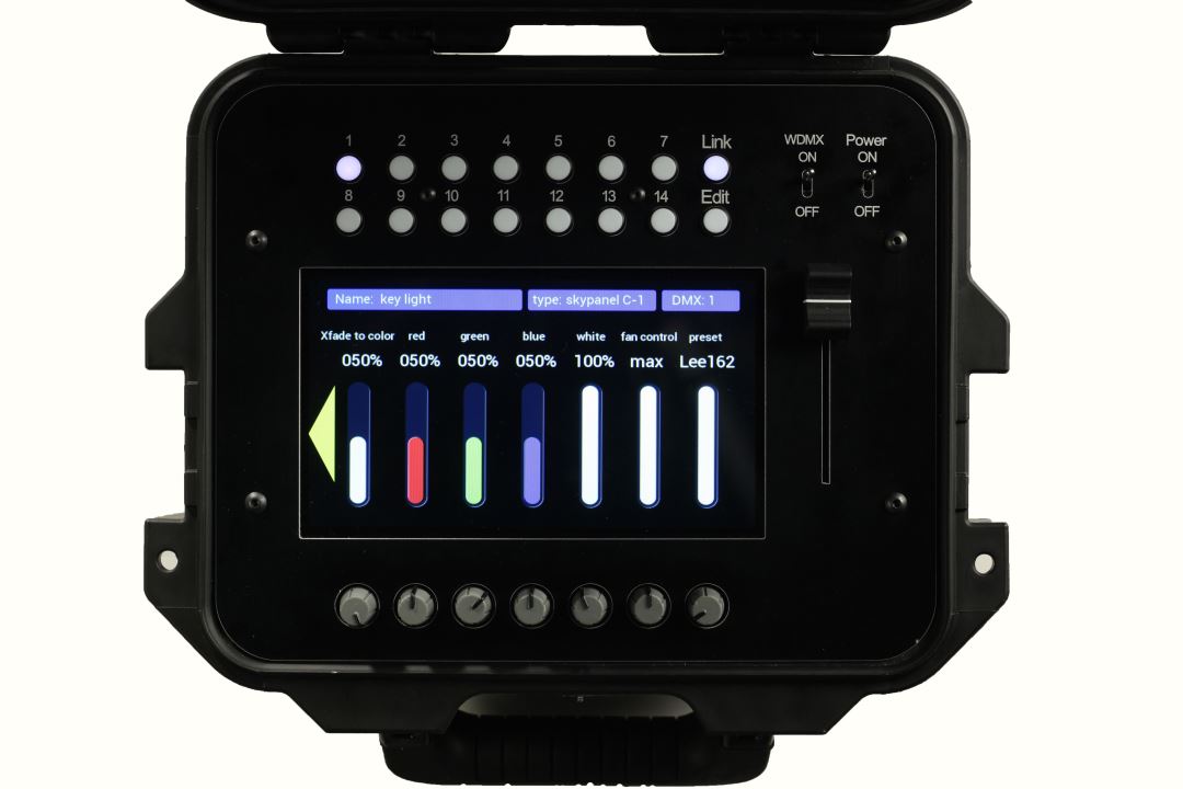 Spots Gaffers Control GC1 CRMX Lumen Radio DMX Controller