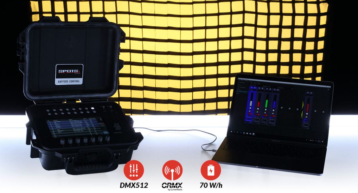 Spots Gaffers Control GC1 CRMX Lumen Radio DMX Controller