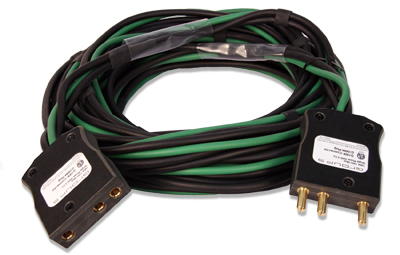 Stage Pin 2P&G / Bates Extension Cables: 20A, 60A, 100A - Cable: Power ...
