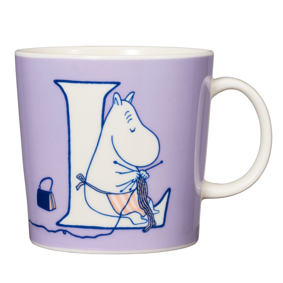 Arabia Moomin ABC Purple Mug - L - Arabia Moomin Mugs
