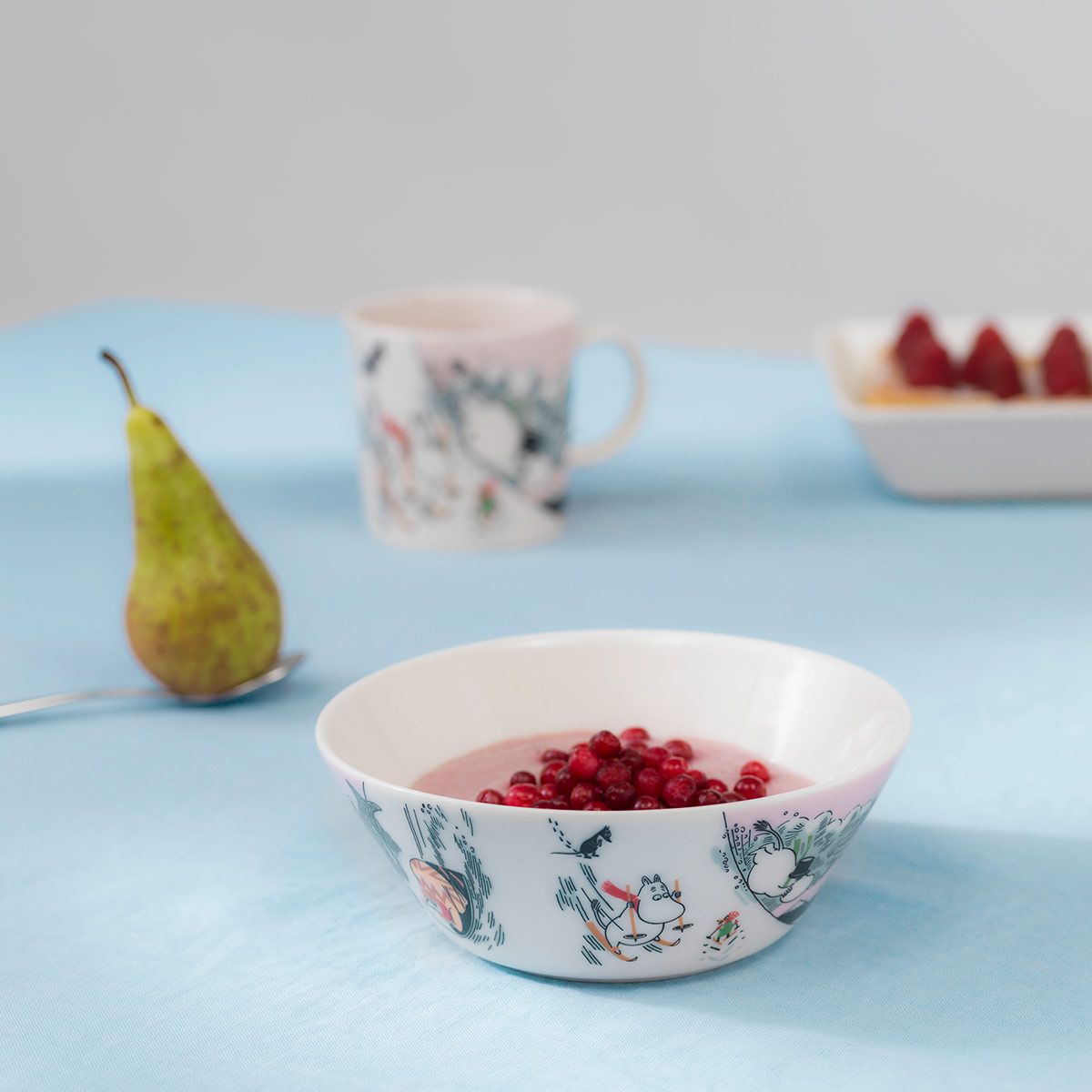 Arabia Moomin Winter Sliding Bowl - 2023 Holiday Bowl - Holiday Home ...
