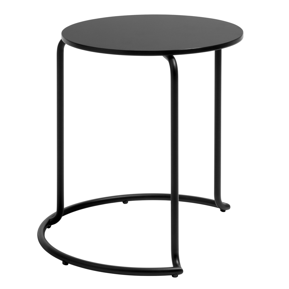 Artek Alvar Aalto 606 Black Side Table - Artek Coffee Tables, Side ...