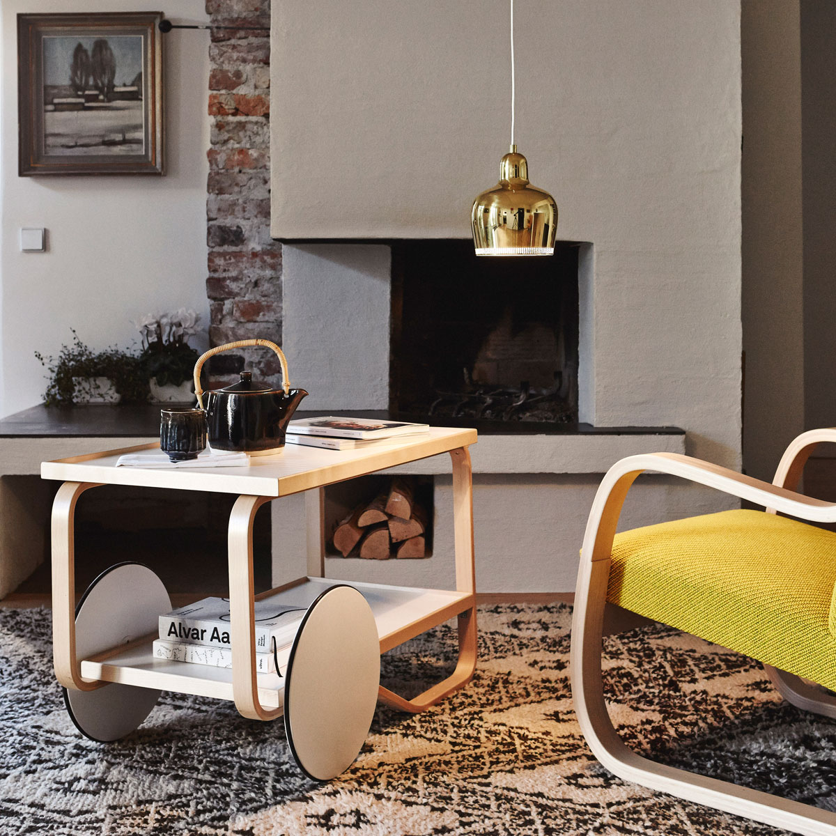 Artek Alvar Aalto 901 - Tea Cart - Alto Tea Trolley Teacart