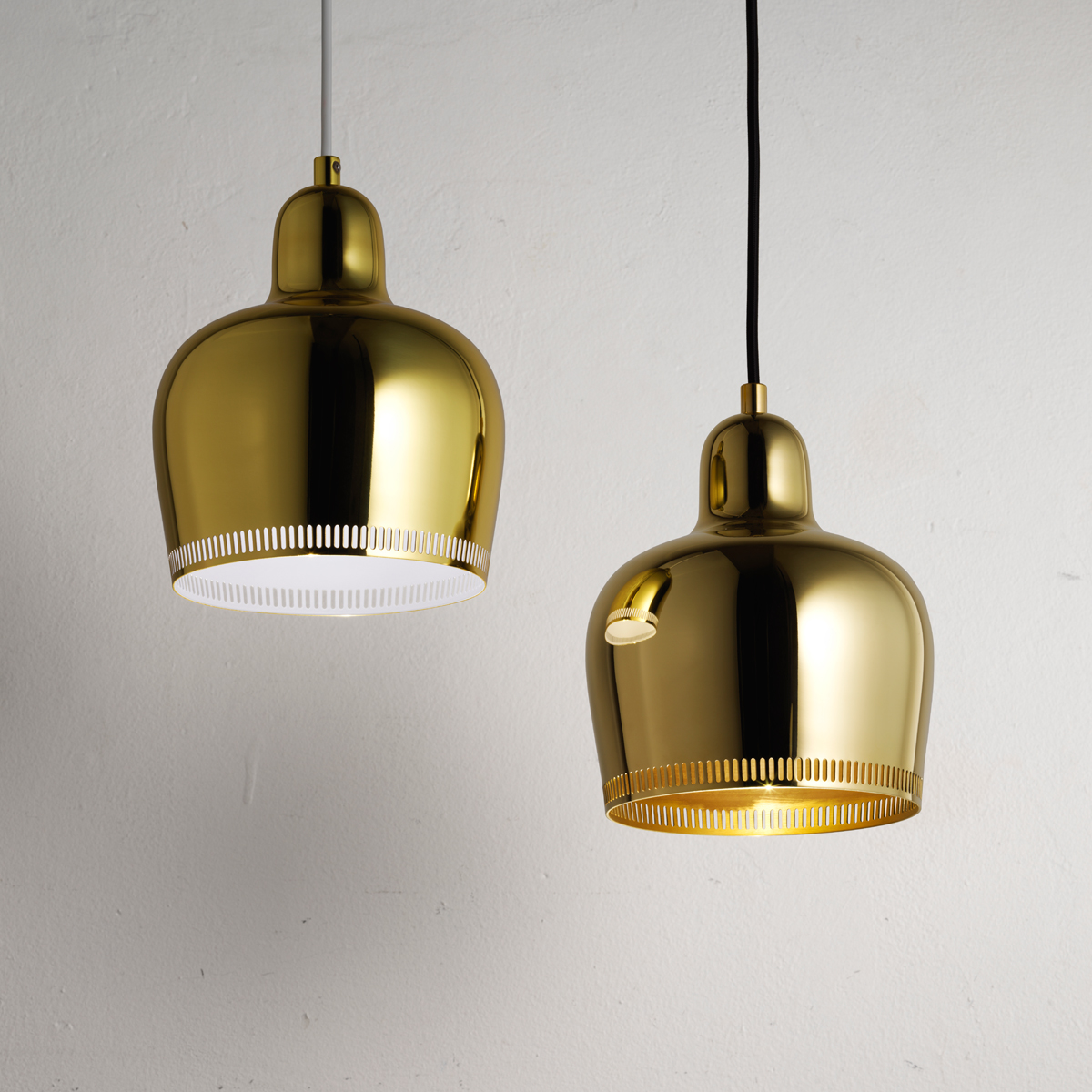 Artek Alvar Aalto A330S "Golden Bell Savoy" Ceiling Lamp - Finnish Lighting