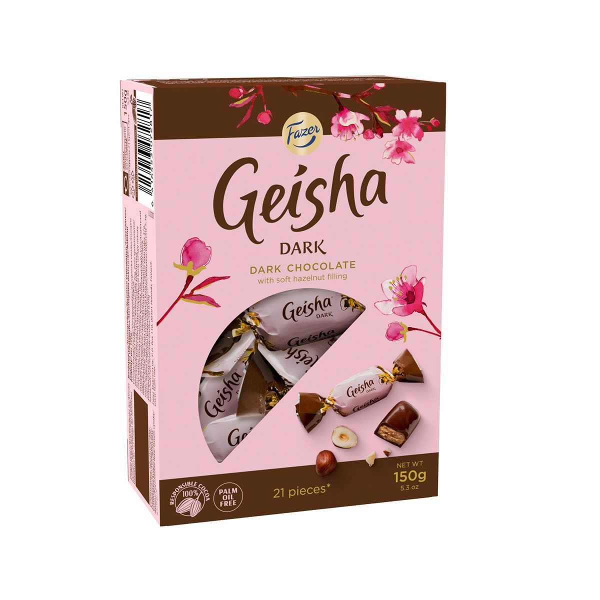 Fazer Geisha Dark Chocolate with Hazelnut Box - 5-1/4 oz - More Savings