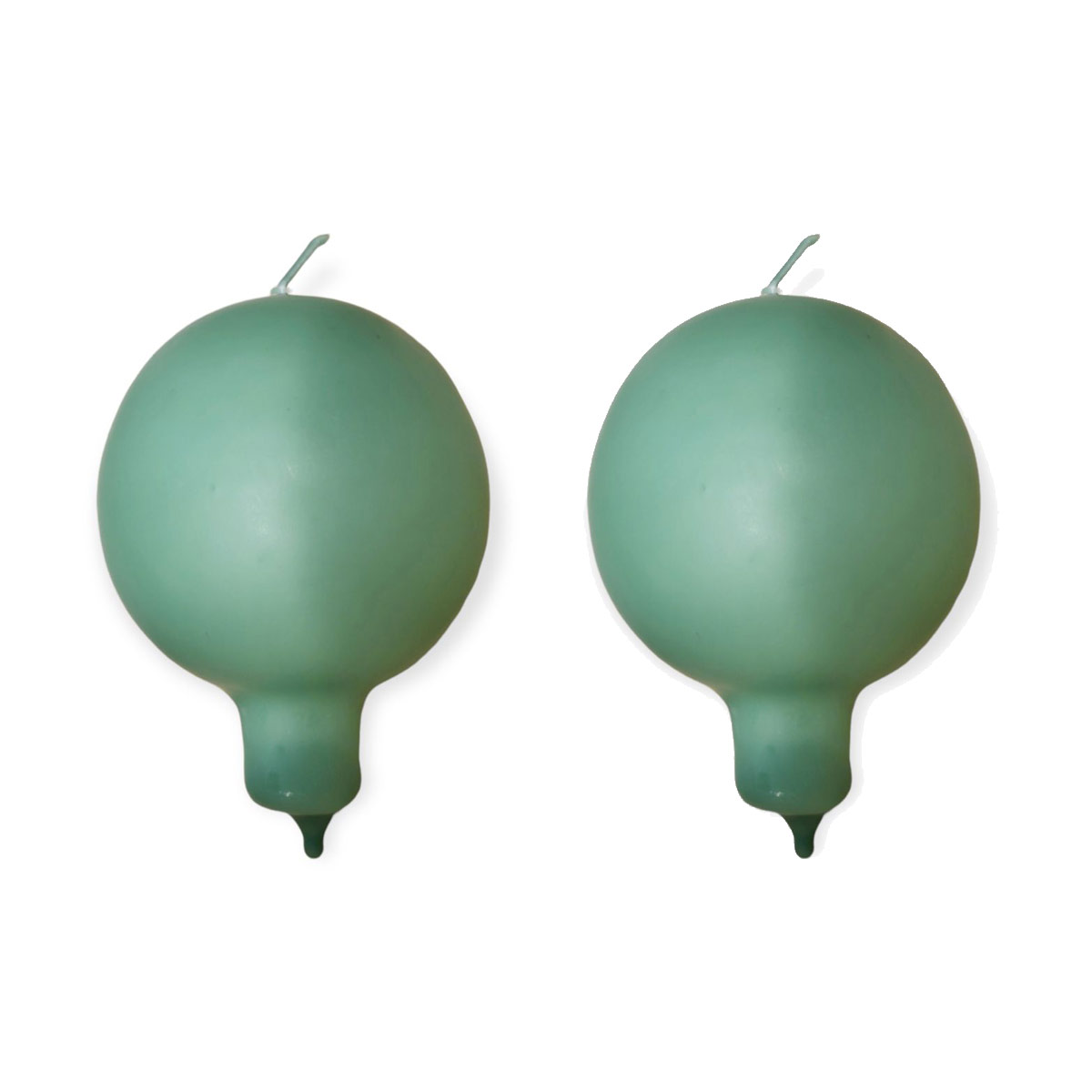 Festivo Sage Ball Candles - Set of 2 - Outlet Sale