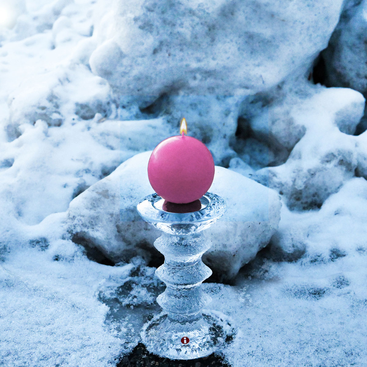 Festivo Sage Ball Candles - Set of 2 - Outlet Sale