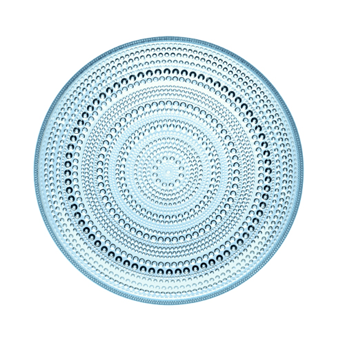 iittala Kastehelmi Light Blue Dinner Plate - Made in Finland