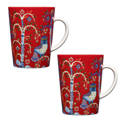 Iittala Taika Red Mug Gift Set - iittala Taika Dinnerware