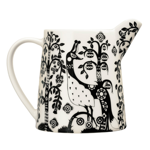 Iittala Taika White/Black 17 oz. Pitcher - iittala Taika Pitchers