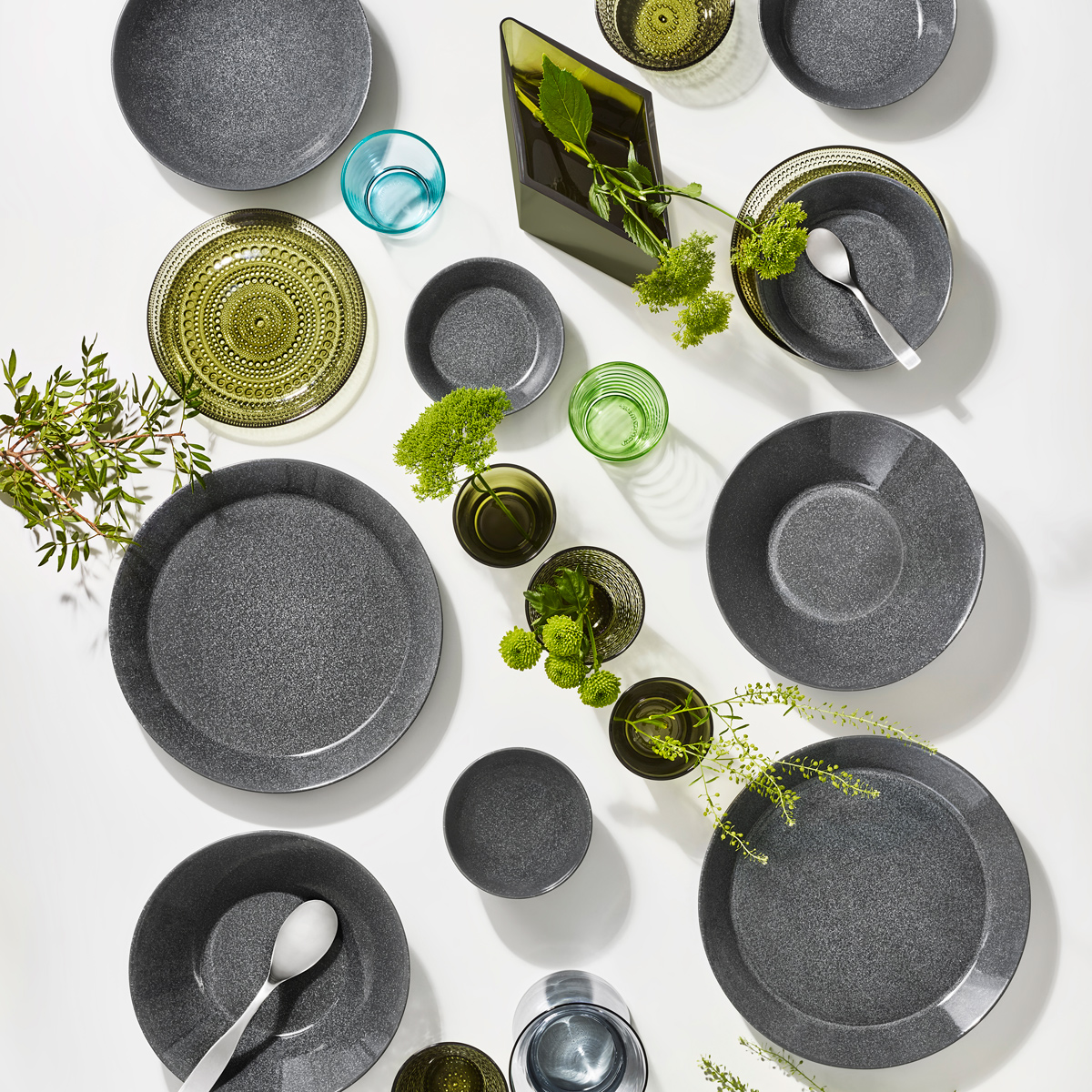 iittala Teema Dotted Grey Dinnerware