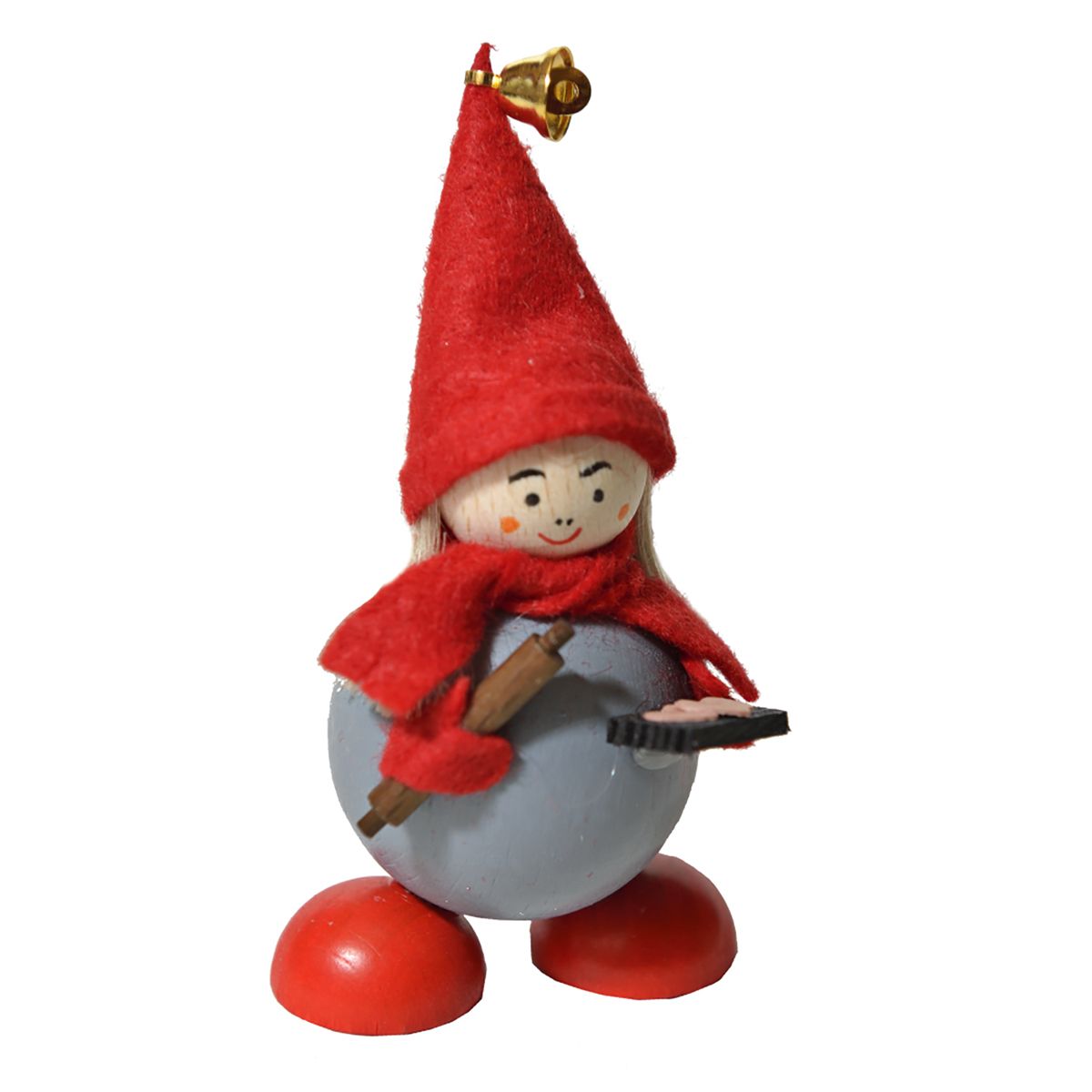 Maikki with Rolling Pin and Cookies Tonttu - Finnish Tonttus (Elves)