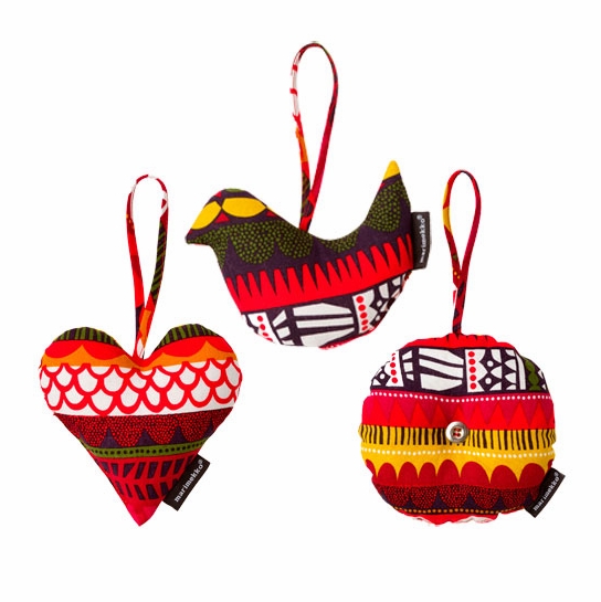 Marimekko Raanu Christmas Ornaments Set