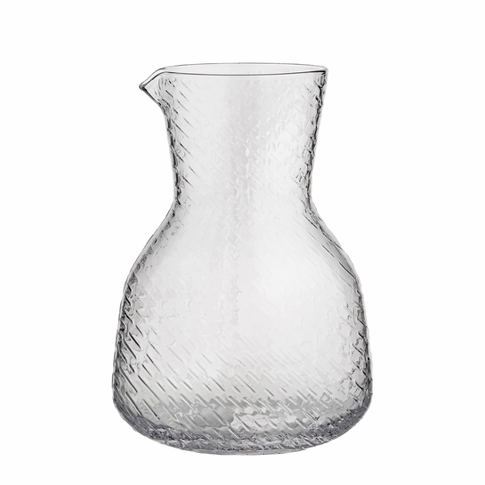 Marimekko Syksy Clear Glass Pitcher - Serving Pitchers, Jugs, & Carafes