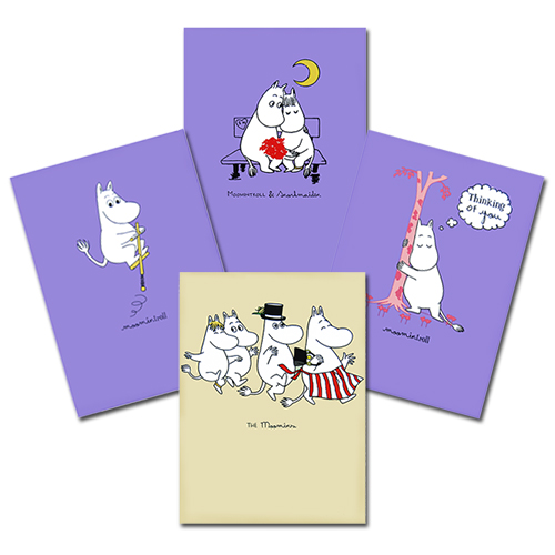 Moomin & Friends Assorted Greeting Card Set - Moomin Books & Gifts