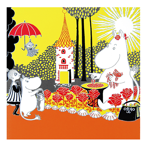 Moomin Currant Tea Assorted Art Card Set - Office & Stationery