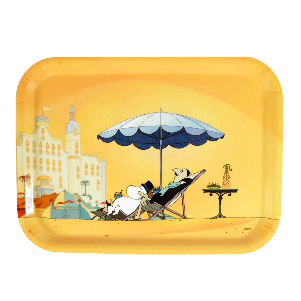 Moomin Riviera Sunbathing Small Tray - Trays