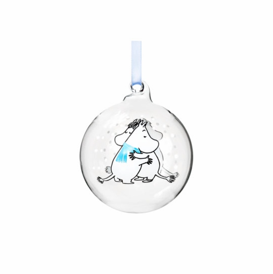 Muurla Cuddle Glass Ball Ornament - Muurla