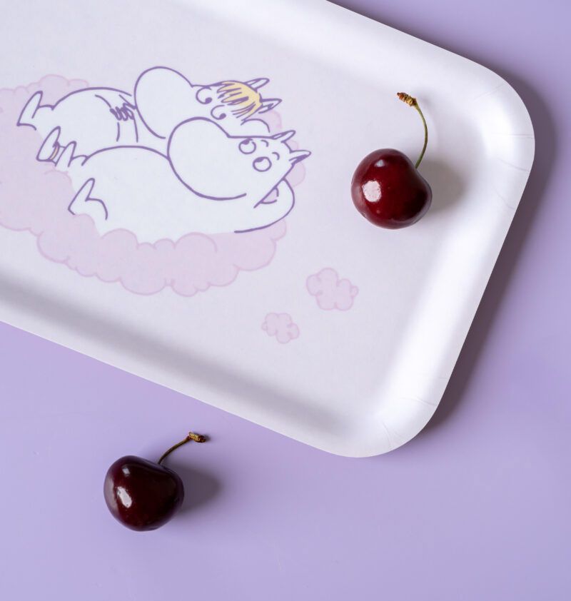 Muurla Moomin In The Clouds Purple Small Tray - Muurla