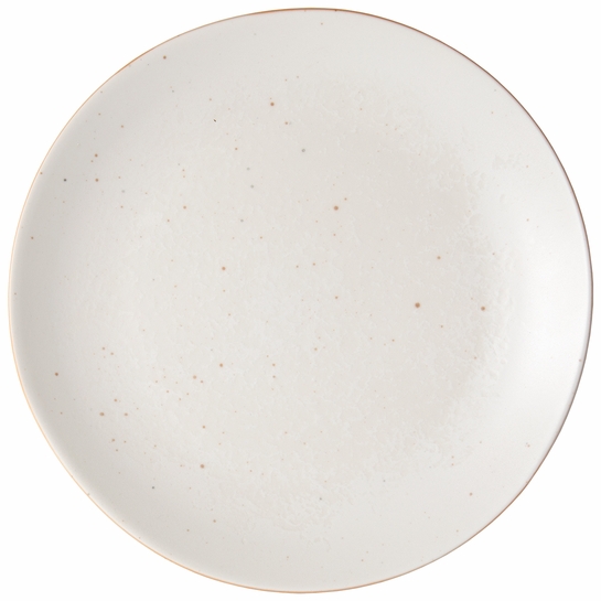 Pentik Kajo White / Brown Dinner Plate - Pentik Kajo Dinnerware