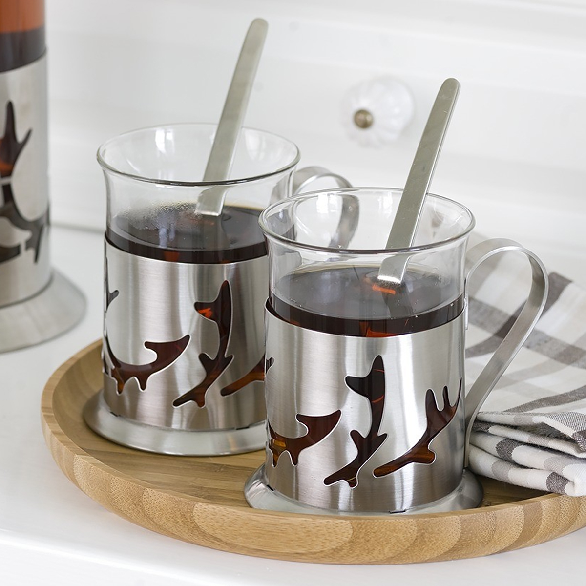 Pentik Saaga Hot Drink Glass Set - Pentik Kitchen & Dining Accessories