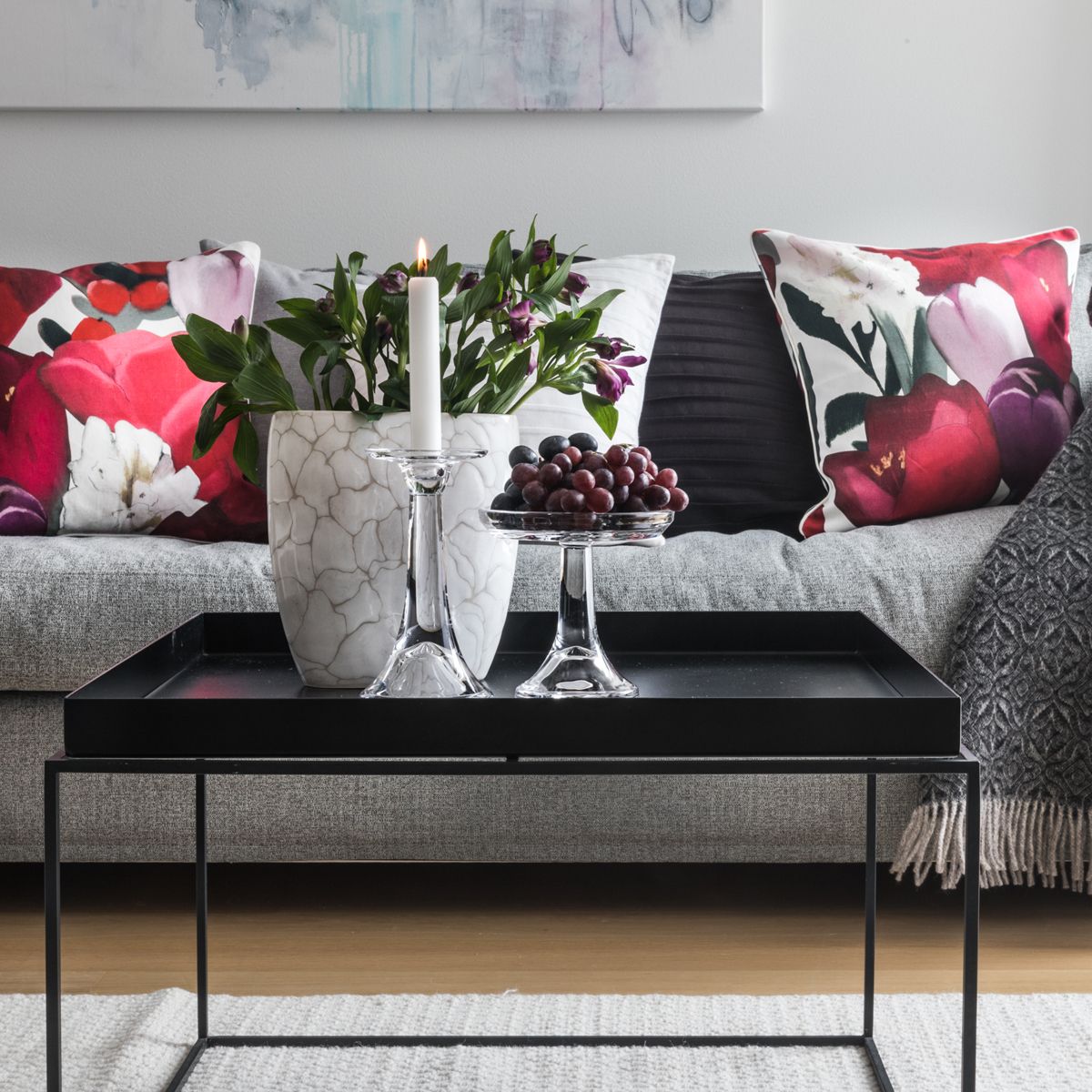 Pentik Sylvia Red Throw Pillow - Throw Pillows