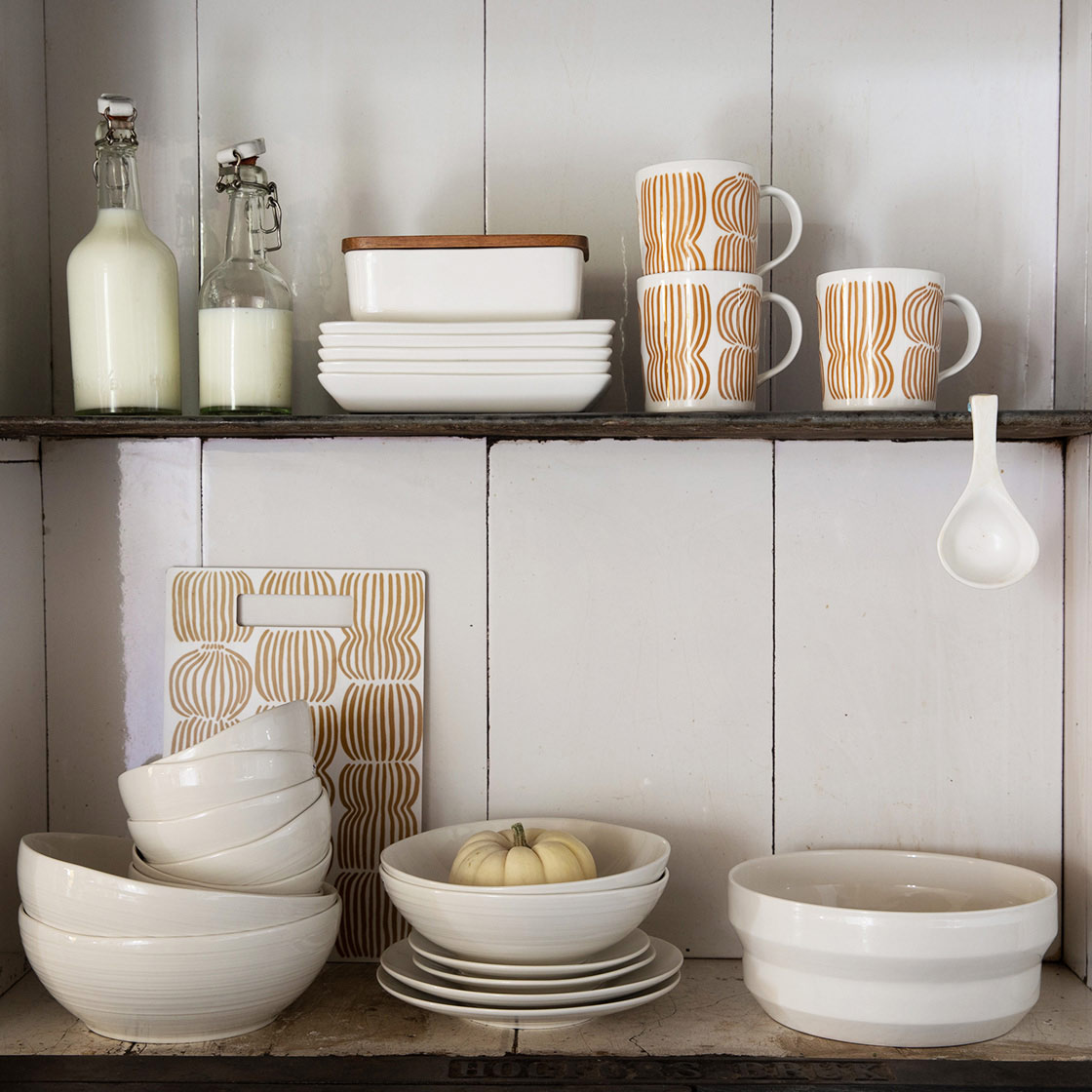 Pentik Vilja Mustard Brown Mug - Pentik Mugs