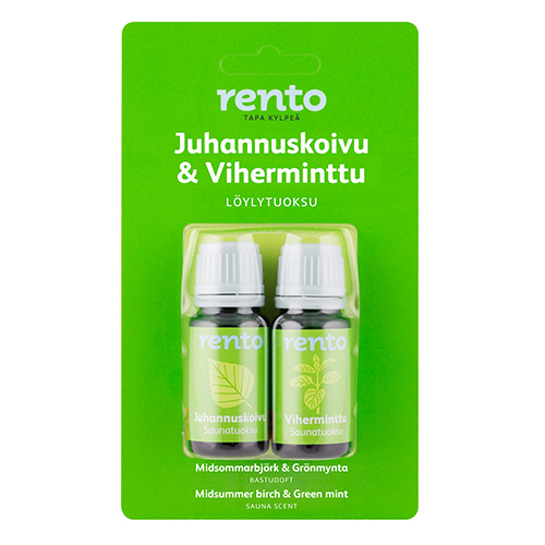 Rento Midsummer Birch & Green Mint Sauna Scent Set - Rento Sauna