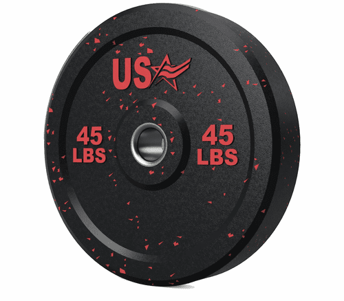 45lb Crumb Rubber Bumper Plates - Pair