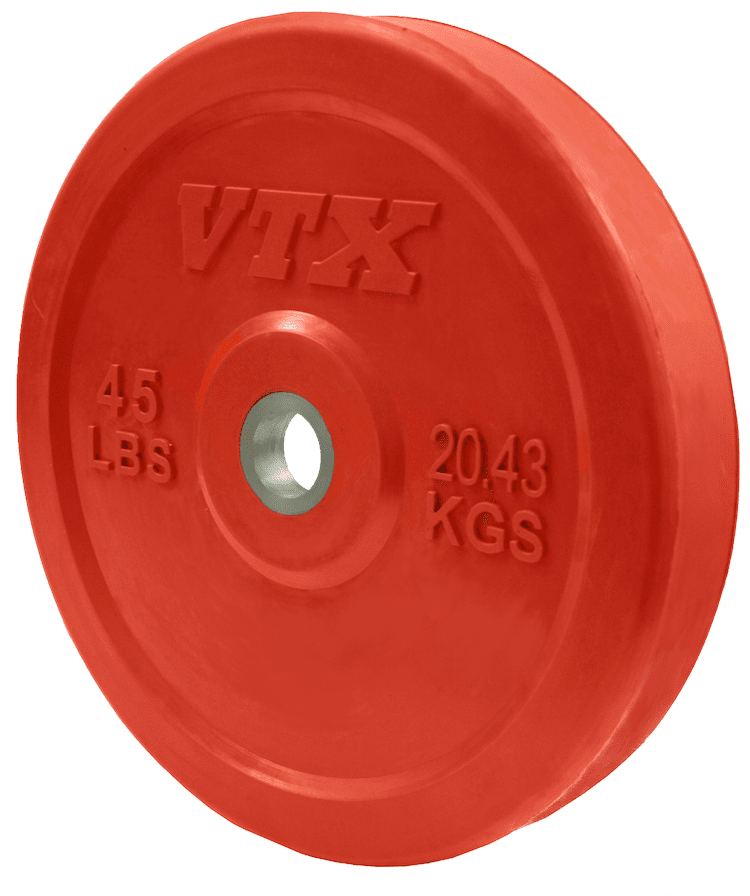 45lb VTX Olympic Bumper Plates - Pair
