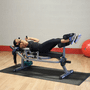 Body Solid GAB100B Horizontal Ab Crunch Machine