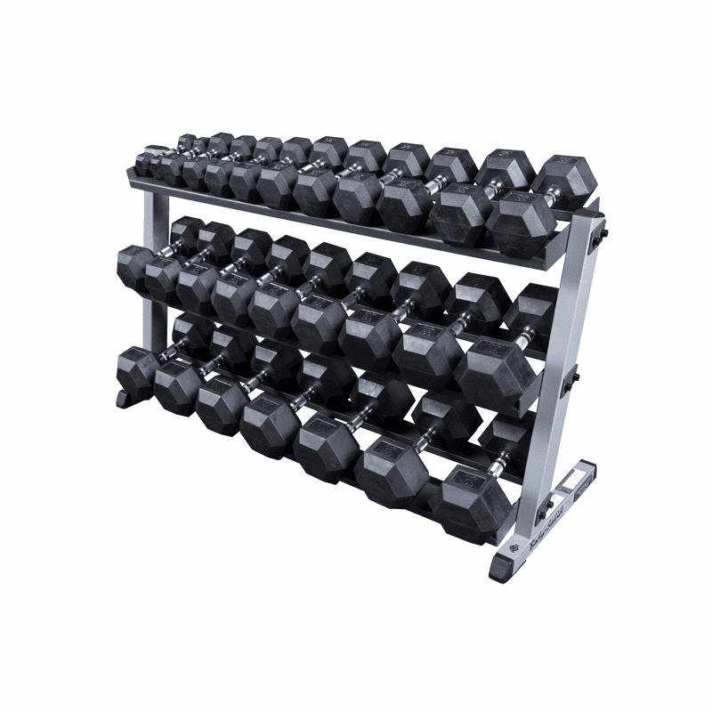 Body Solid GDR60 2-Tier Horizontal Dumbbell Rack