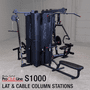 Body Solid Pro ClubLine S1000 Four Stack Gym