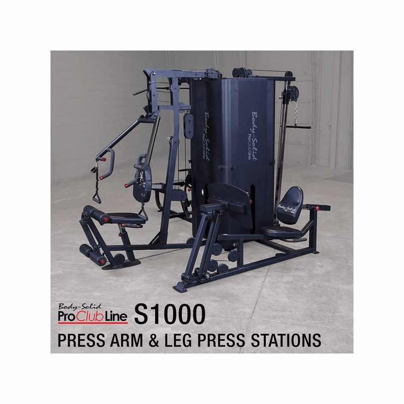 Body Solid Pro ClubLine S1000 Four Stack Gym