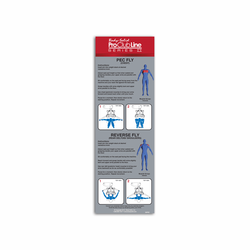 Body Solid Series II S2PEC Pec Fly / Rear Delt Machine