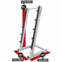 Legend Fitness 5 Bar Barbell Rack 3174