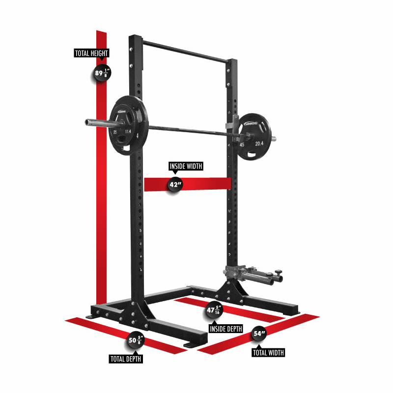 Legend Fitness Continuum Quarter Cage / Squat Rack 3904